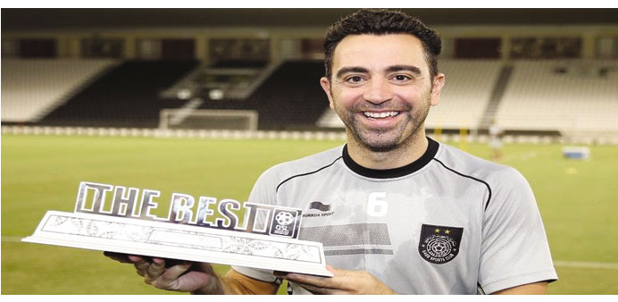 Xavi makes his mark with 'Player of the Month' award