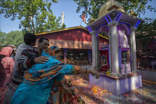 KPs Throng Kheer Bhawani Temple