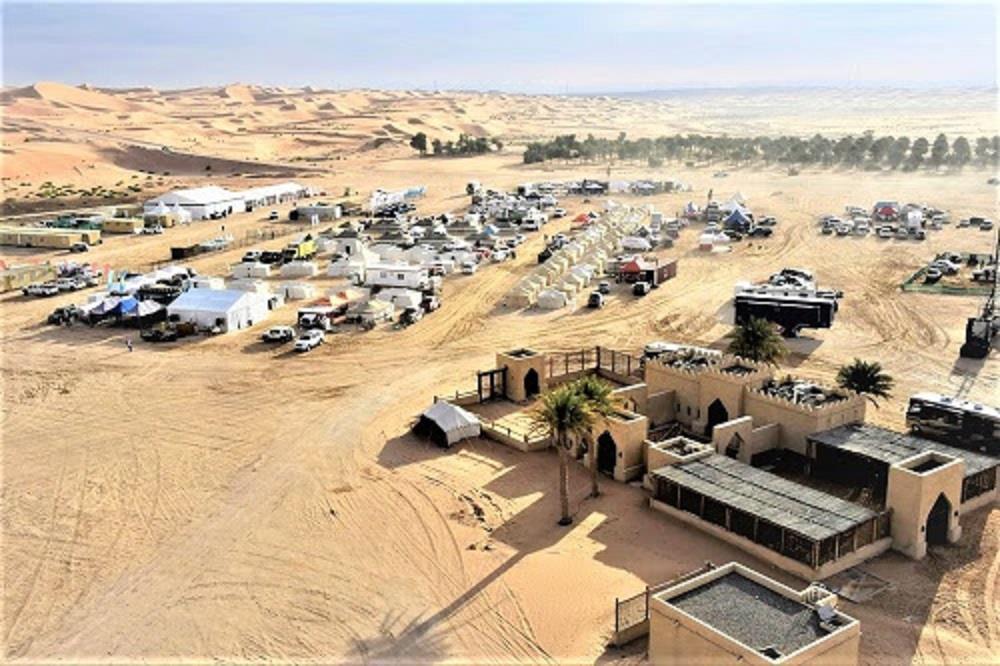 A new route laid out across the dramatic desert landscape of the Al ...