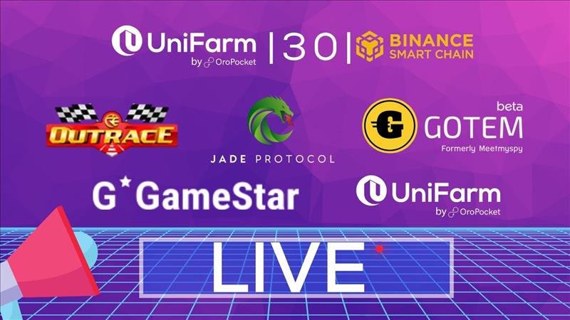 UniFarm to host leading projects $GMS, $JADE, $ORE, $GOTEM & $UFARM for ...