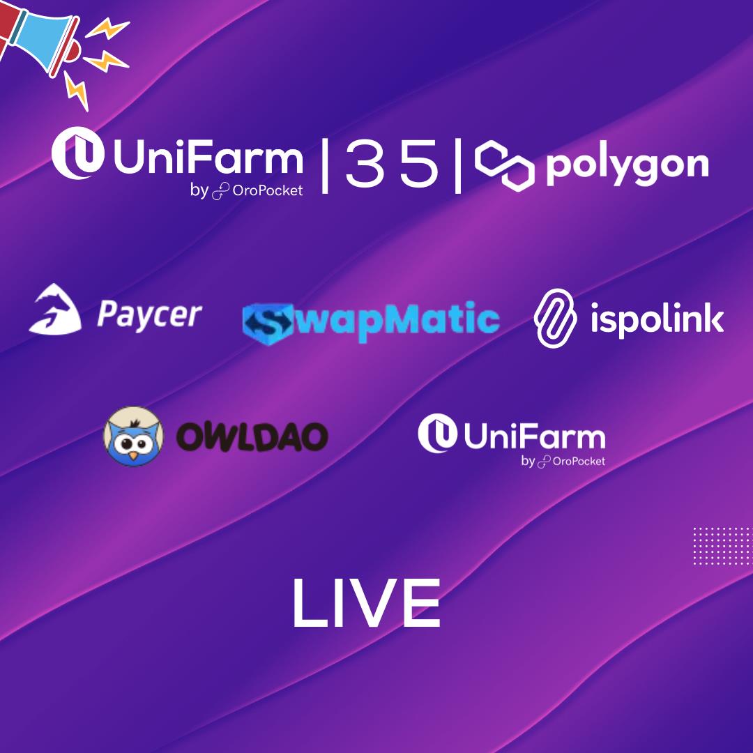 UniFarm launches its first-ever $50K Polygon pool with Cohort 35 ...