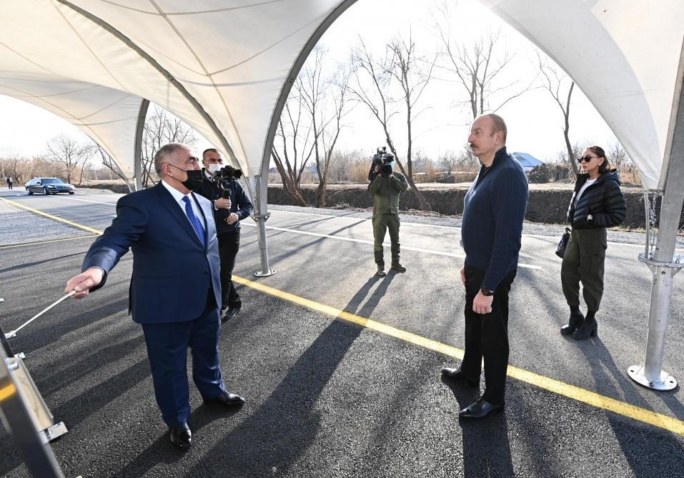 Renovated highway inaugurated in Aghjabadi