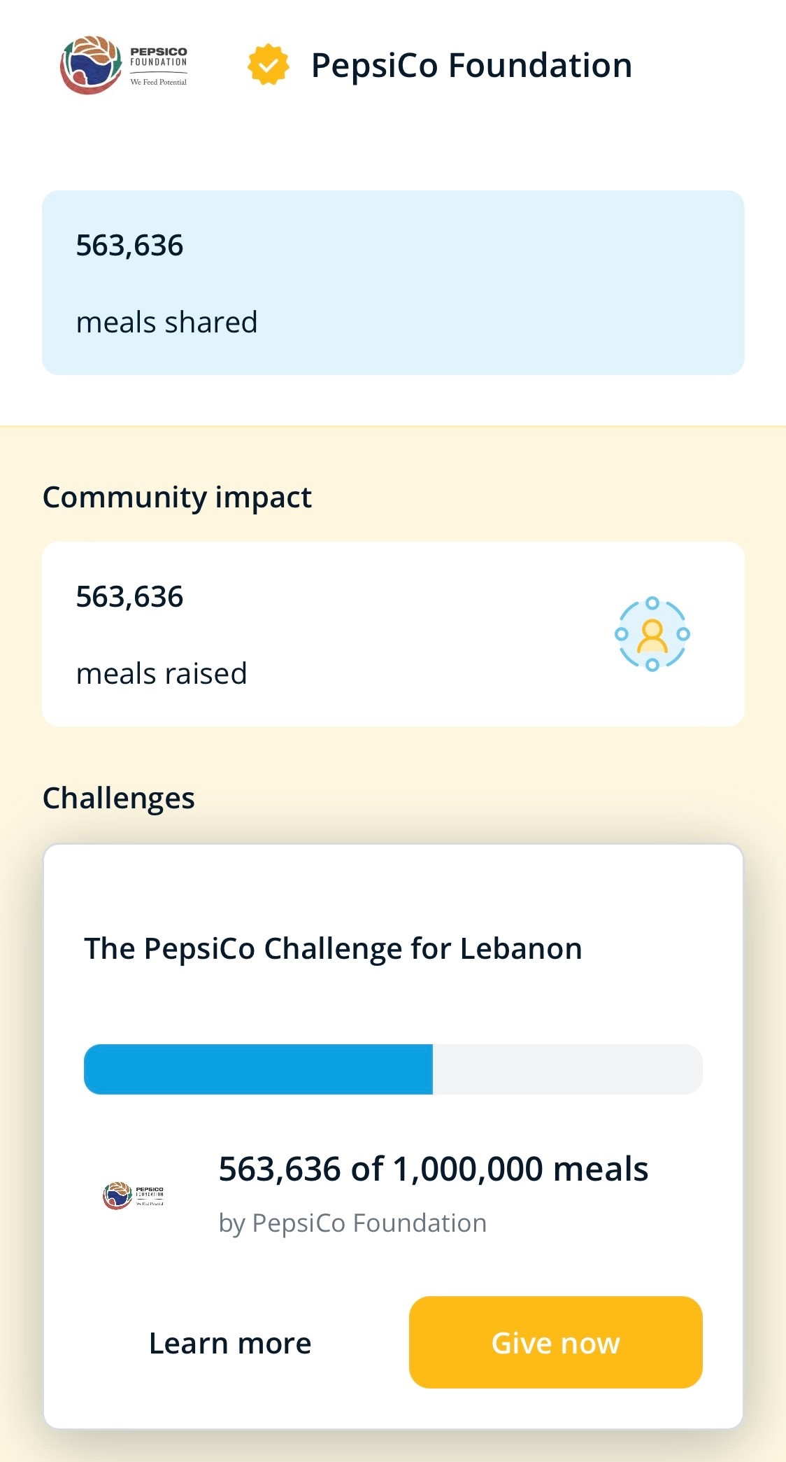 PepsiCo Launches ShareTheMeal Challenge in Partnership with the UN ...