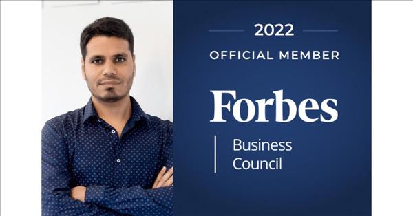 Loginradius' Founding CEO Accepted Into Forbes Business Council