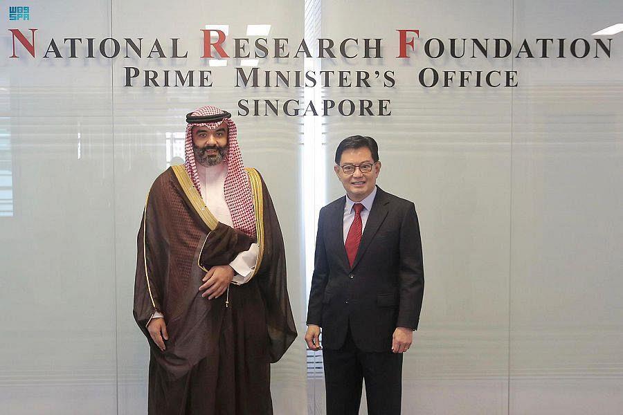 Eng. Abdullah Al-Swaha Discusses With Singaporean Deputy Prime Minister ...