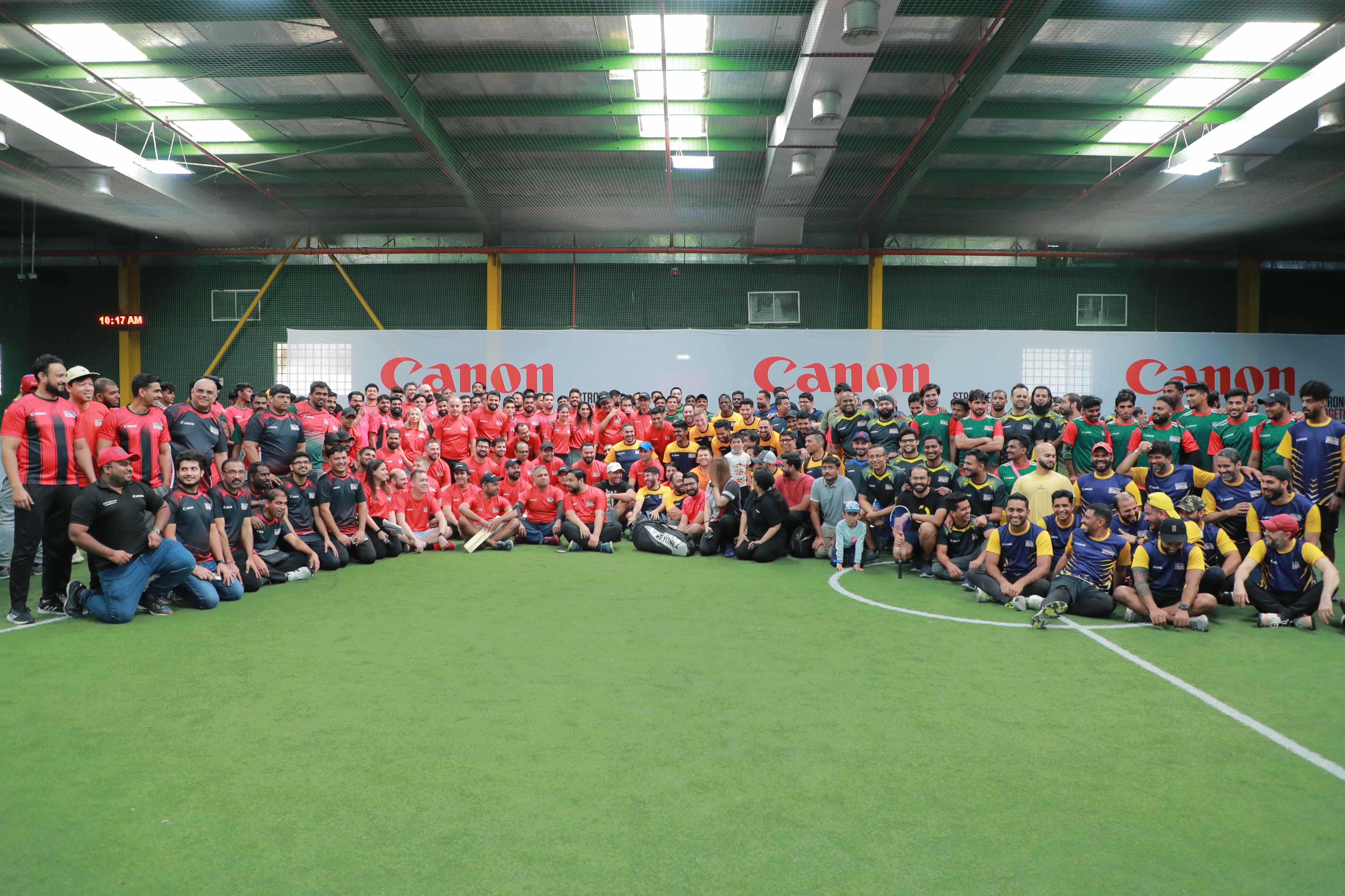 CANON HOSTS SPORTING EVENT FOR PARTNERS TO UNDERSCORE THAT WE ARE ALL ...
