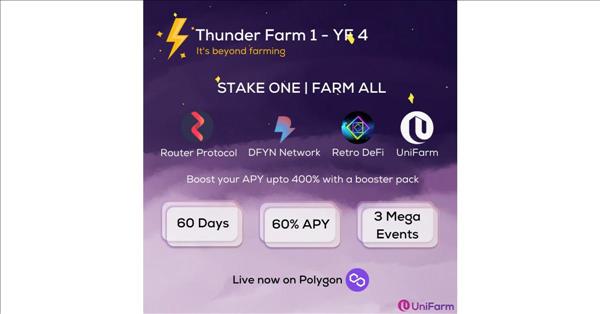 Thunder Farm YF-4 (TF YF 4) Live With Upto 400% APY On Polygon Network ...