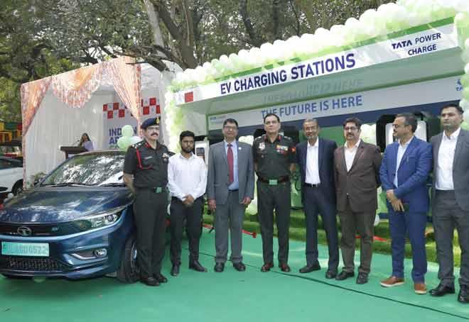 Indian Army, TATA Power Collaborate To Set Up EV Charging Stations In ...