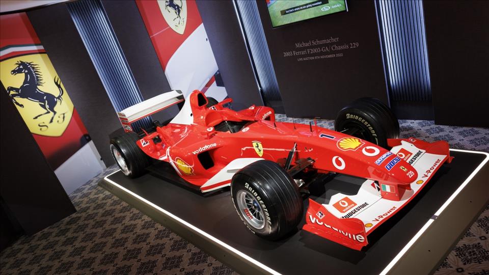 Schumacher Ferrari Sells For Record CHF13 Million At Auction