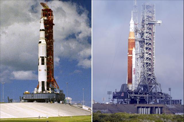 NASA's Mightiest Rocket Lifts Off 50 Years After Apollo