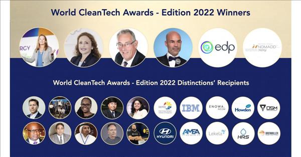 The Visionary Winners Of The World Cleantech Awards 2022 Announced In Abu Dhabi, UAE
