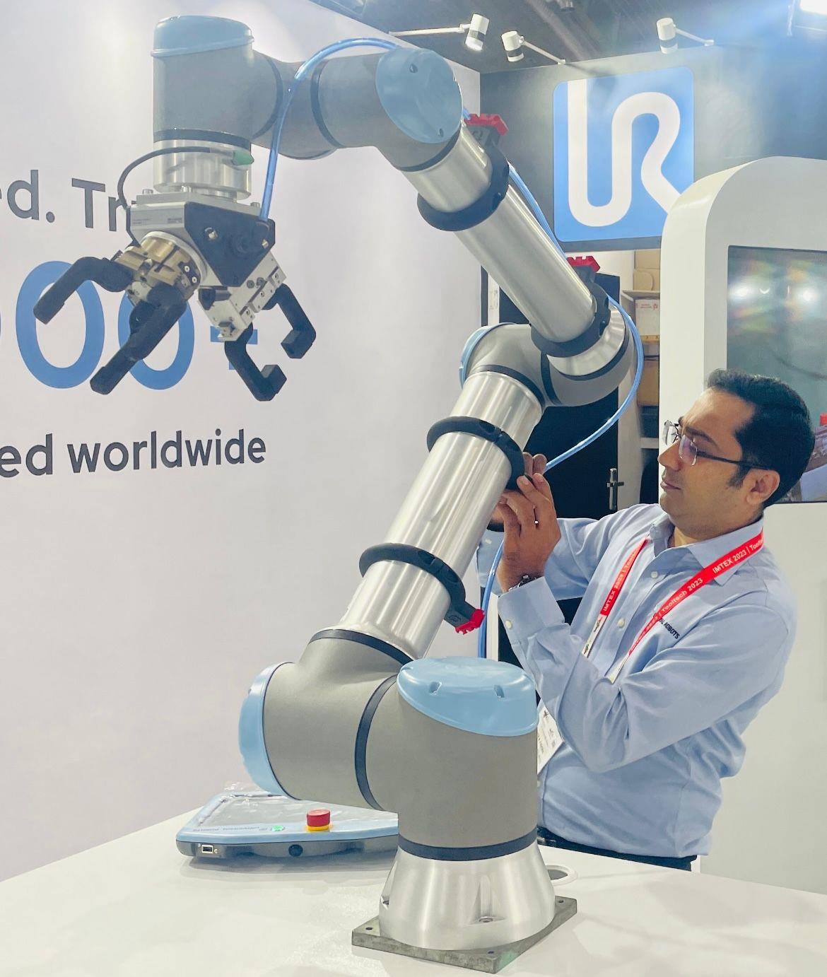 Universal Robots Showcased Versatile Automation Solutions With Cobots At Indian Machine Tool ...