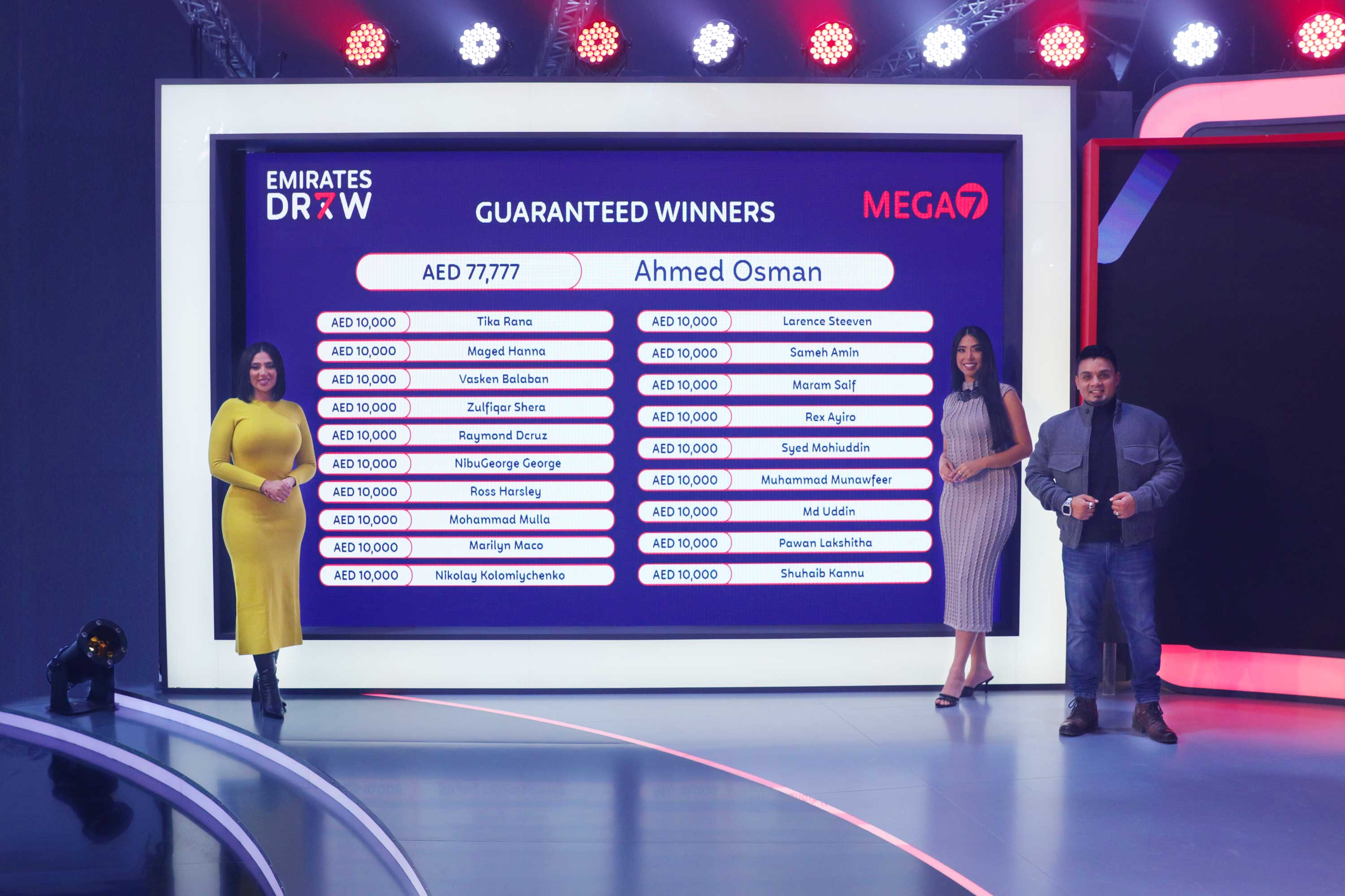 Sunday Show Sensation: Emirates Draw Celebrates Second AED 15 Million ...