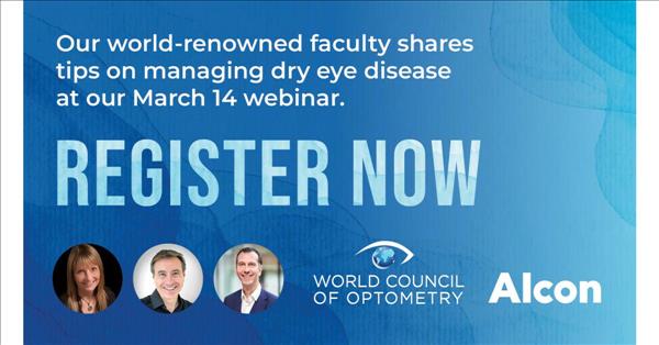 Third Event In World Council Of Optometry And Alcon Global Webinar ...