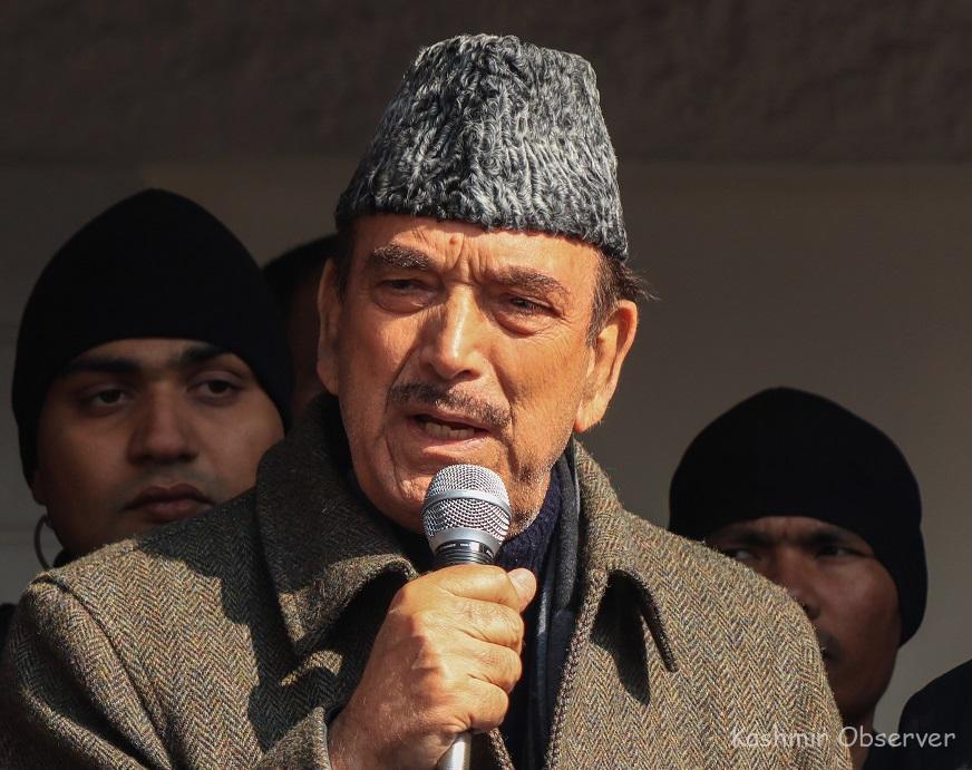 Azad Fears Return Of Hartal, 'Stone Pelting Culture' In Kashmir
