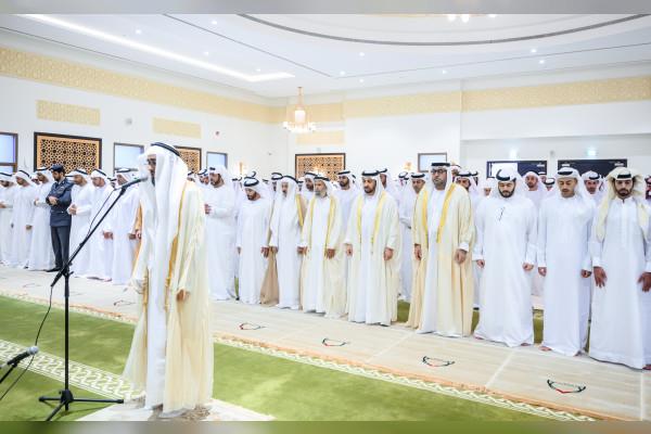 Hamdan Bin Zayed Performs Eid Al Fitr Prayers