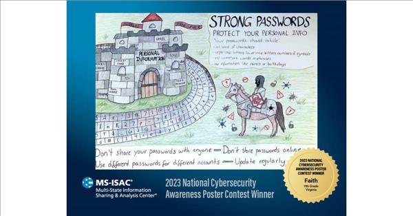 10 Winners Selected In National Cybersecurity Poster Contest