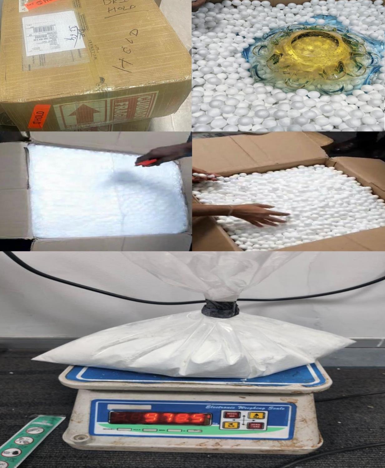 Cocaine Worth Rs 26.5 Cr Concealed In Thermocol Balls Seized At Delhi ...