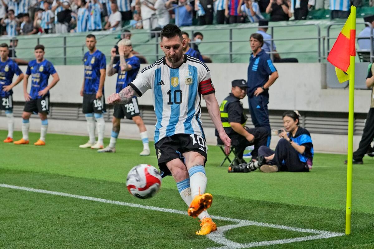 Look: Lionel Messi Makes Magic In Beijing