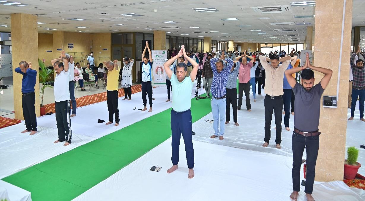 Rites Celebrates International Day Of Yoga With An In-House Yoga ...