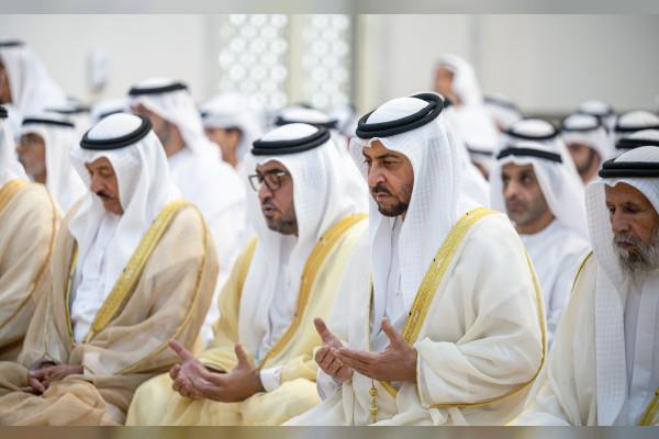 Hamdan Bin Zayed Performs Eid Al Adha Prayer