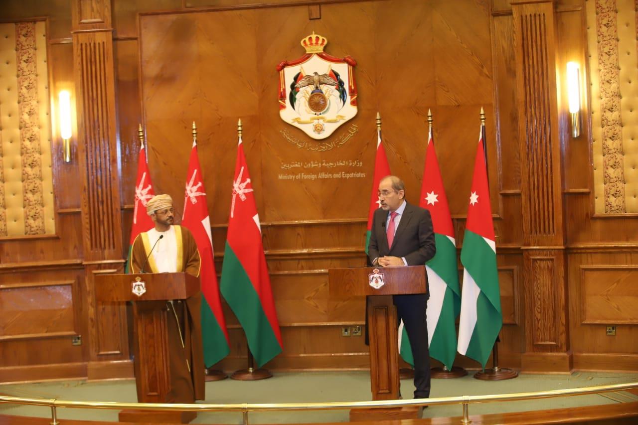 Jordan, Oman Foreign Ministers Talk Cooperation, 'Strategic' Ties