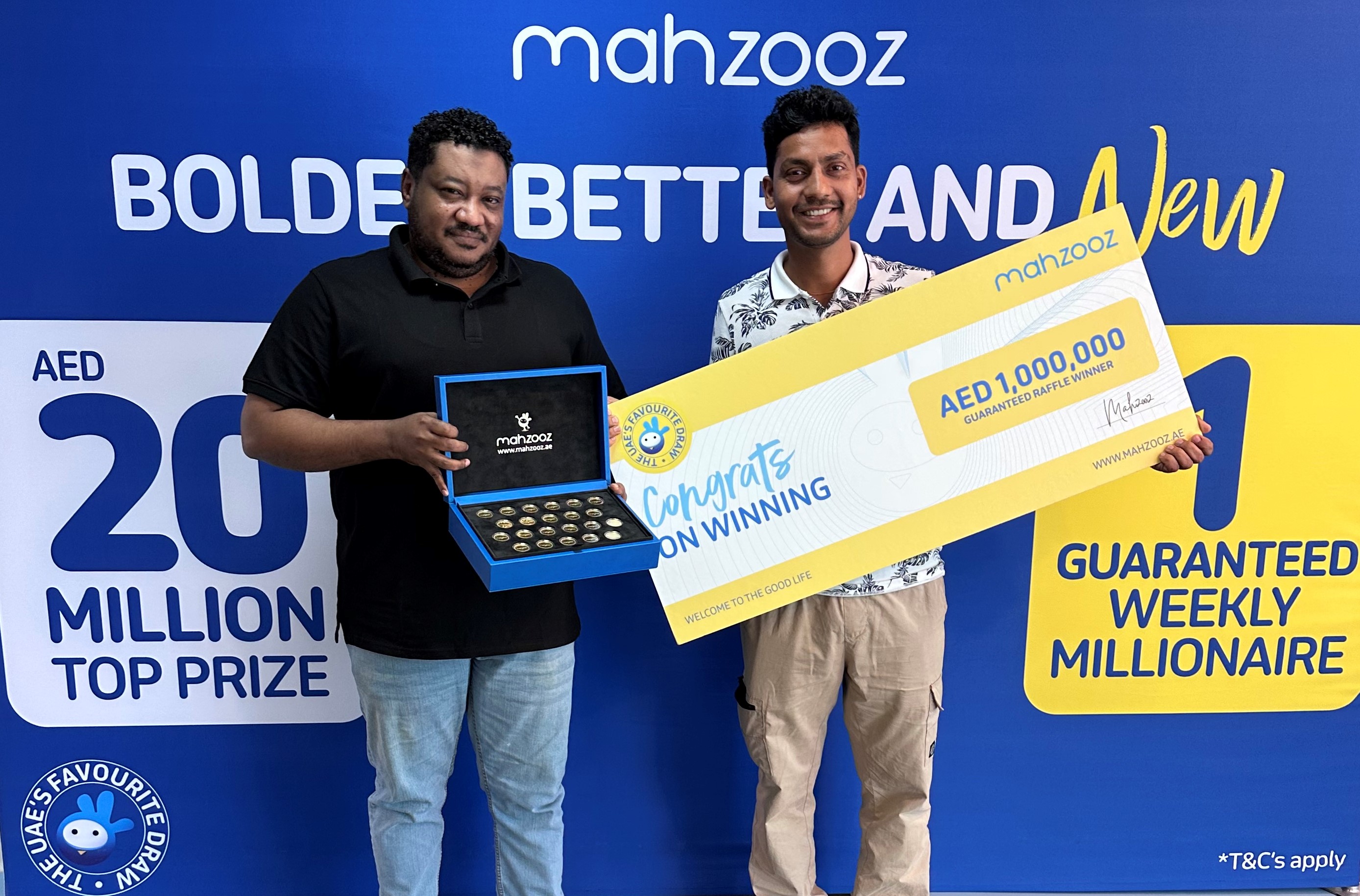 A life transformed and a golden triumph for two new Mahzooz winners