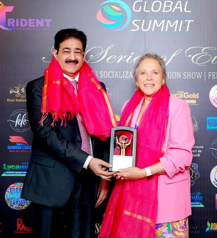 Sandeep Marwah Honored By Baroness Susan Veronica Kramer In The British ...