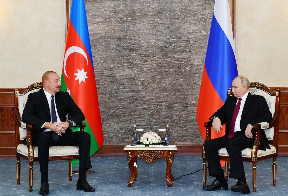 Meeting Between President Ilham Aliyev, President Vladimir Putin Held ...