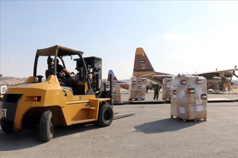 JHCO Sends New Relief Aid Plane To Gaza