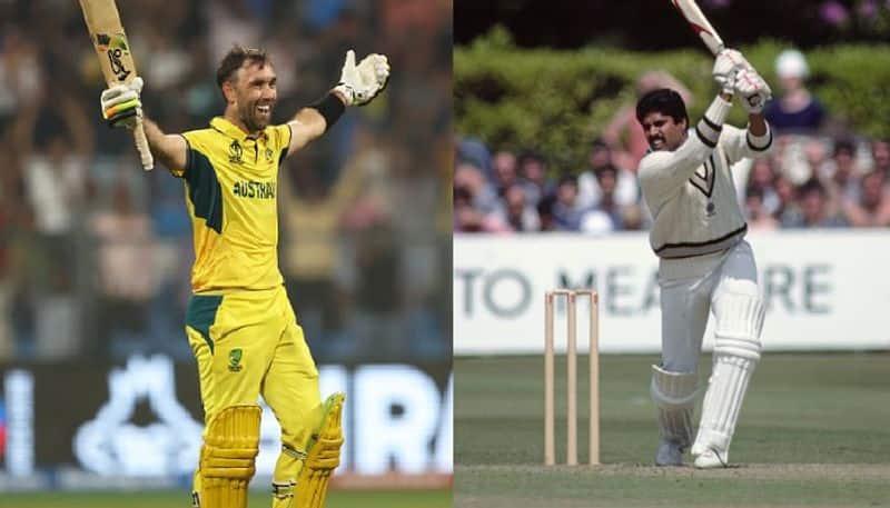 AUS Vs AFG: Maxwell's 201 Better Than Kapil Dev's 175? Debate Over ...