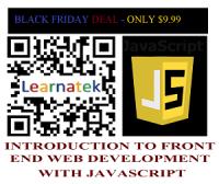 BLACK FRIDAY DEALS - LEARN JAVASCRIPT FOR ONLY $9.99
