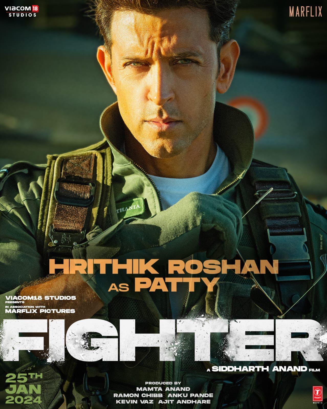 Hrithik Roshan Unveils His 'Fighter' Character, His Name