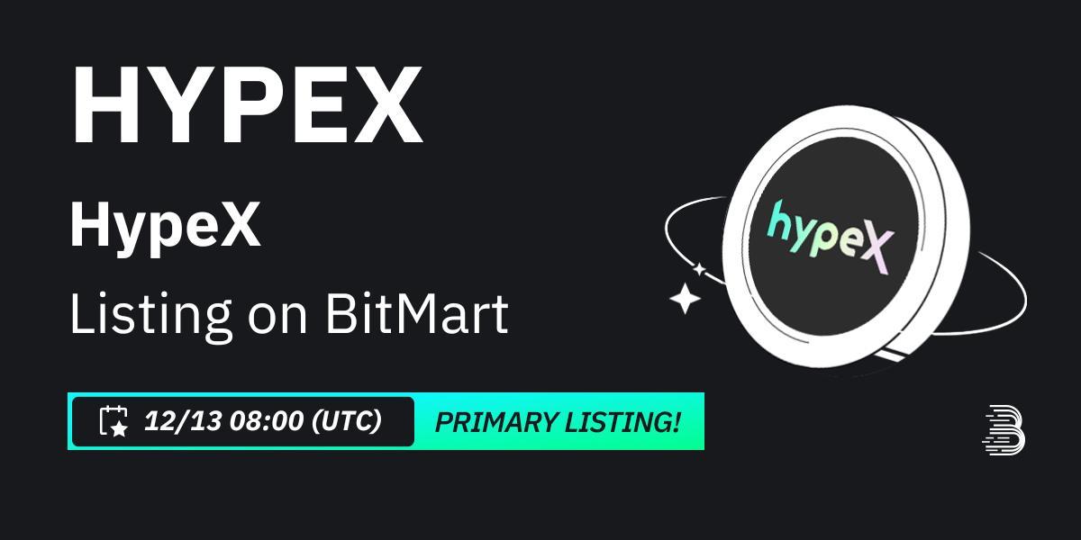 Hypex (HYPEX), A Decentralized Social Media Platform, To List On Bitmart Exchange