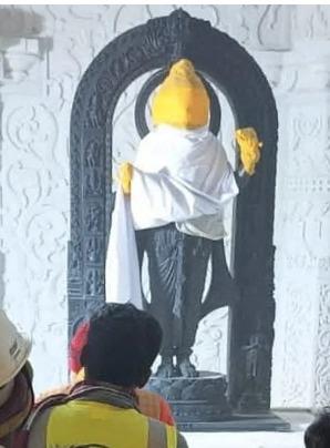 First 'Look' Of Ram Lalla Idol Inside Ayodhya Temple Revealed