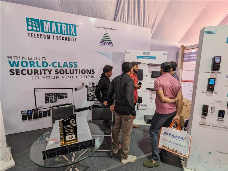 Matrix Comsec Received An Enthusiastic Reception At The SITA IT Expo 2024 In Surat