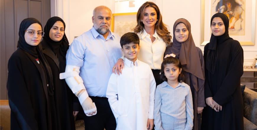 Queen Meets Al Jazeera's Veteran Journalist Wael Dahdouh In Doha
