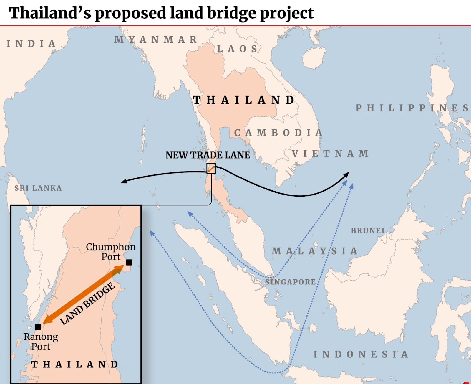 Thai Land Bridge bid straddles a delicate US-China line - Adadaa.news