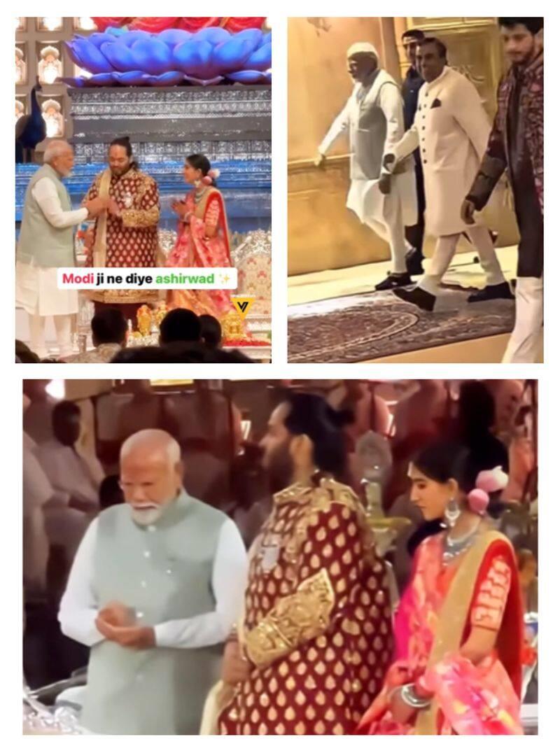 Narendra Modi Performs Sanatani Ritual At Anant Ambani Shubh Ashirwaad