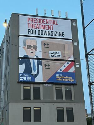 Manhattan Mini Storage Unveils New Joe Biden Billboard Amid Political ...