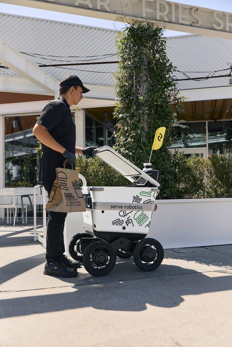 Serve Robotics To Deliver Shake Shack Food With Delivery Robots Using ...
