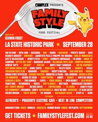 Family Style Food Festival, Presented By Complex, Returns To Los ...