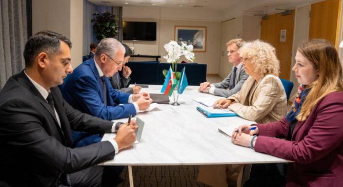 Minister Babayev Meets German Climate Envoy Jennifer Morgan
