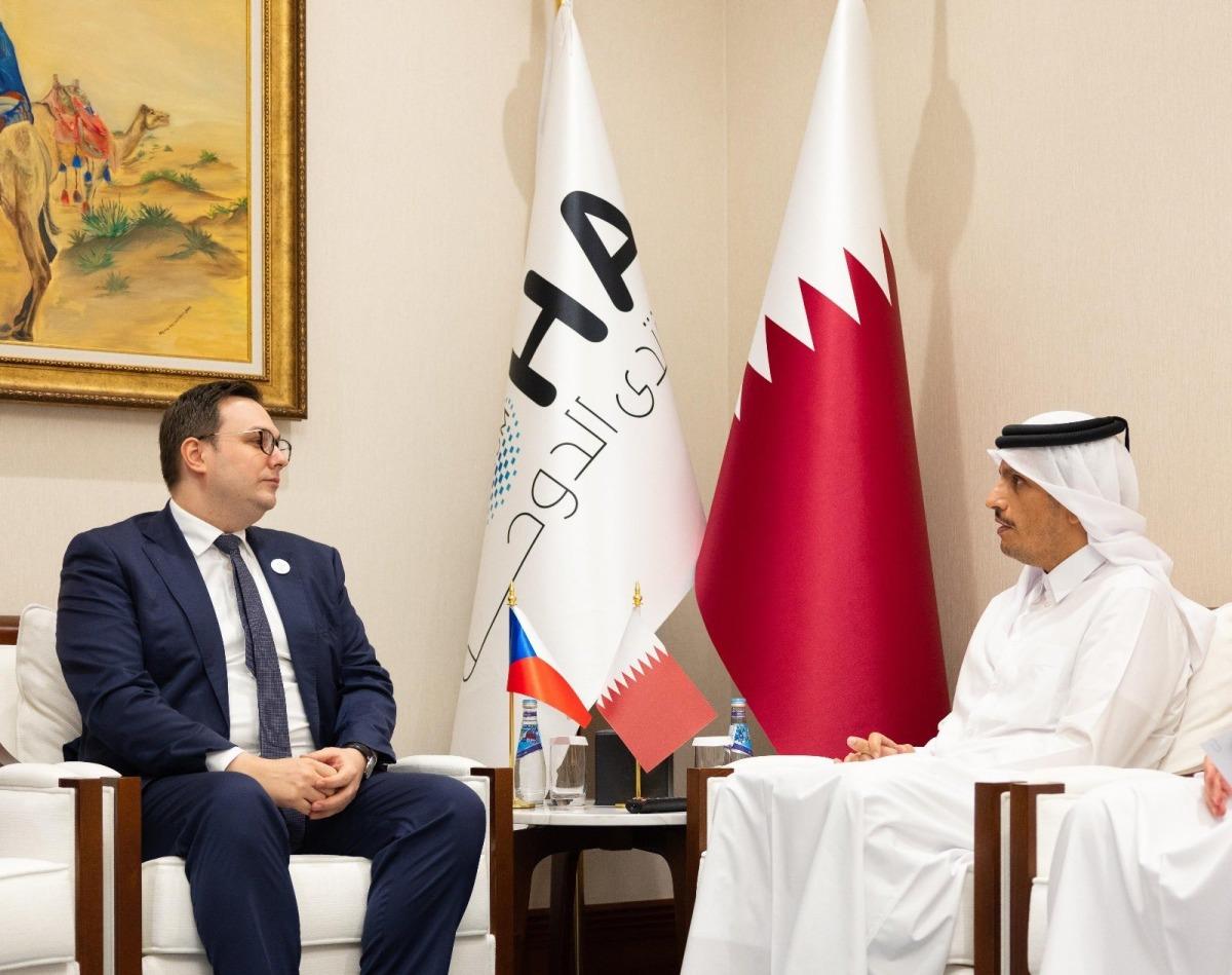 Prime Minister Meets Czech Foreign Minister