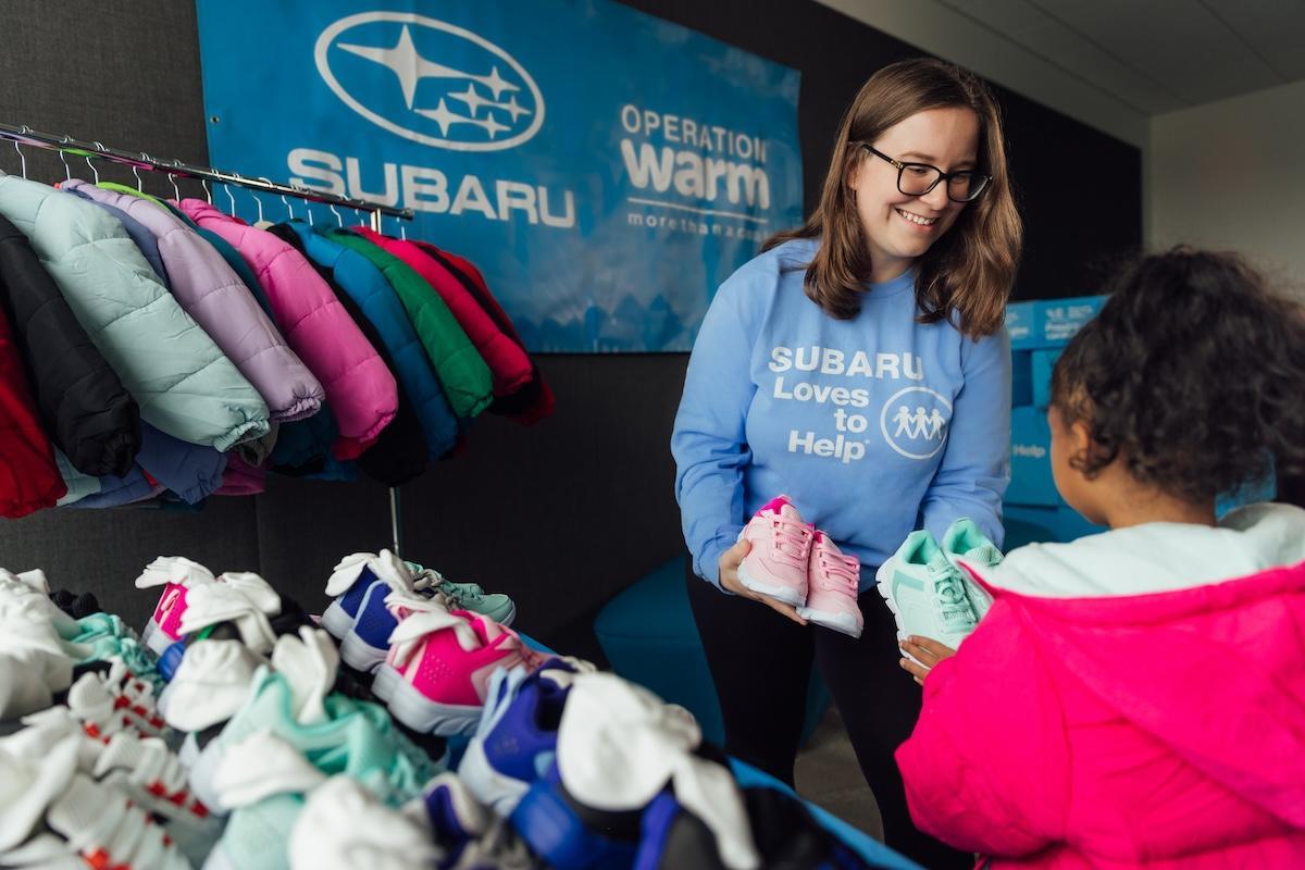 Subaru And Operation Warm® Provide Coats, Shoes, And Socks To Children ...