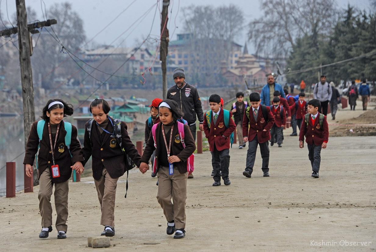 Schools Reopen In Kashmir After 3-Month Long Winter Break
