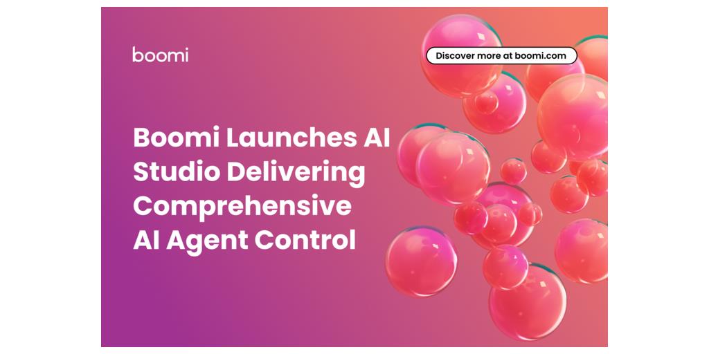 Boomi Launches AI Studio Delivering Comprehensive AI Agent Control