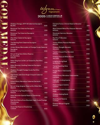 Wynn Hosts Grand Ceremony For The 2025 Wynn Signature Chinese Wine ...
