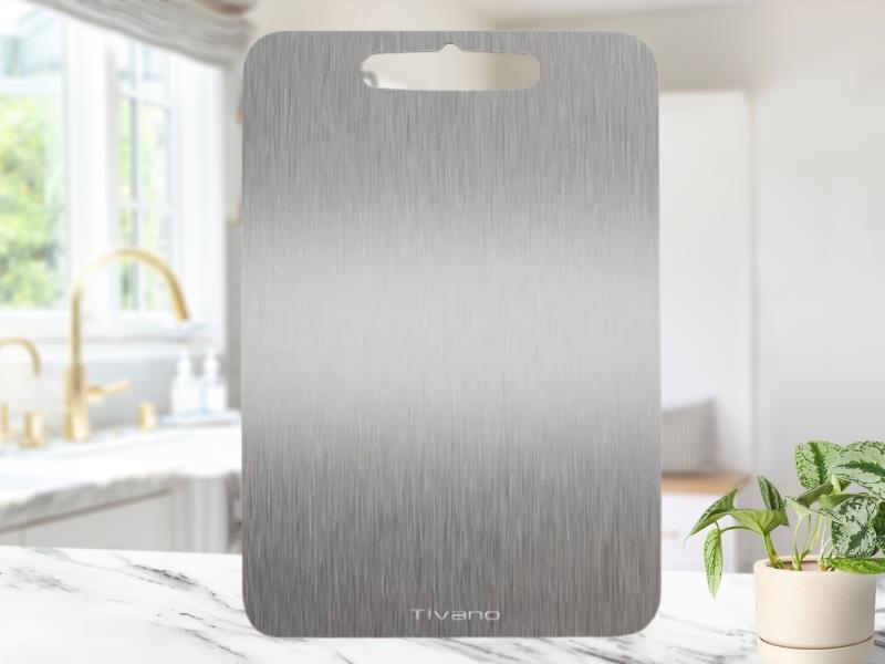 Tivano Cutting Board Under Review - Ultra-Premium Titanium Culinary Board