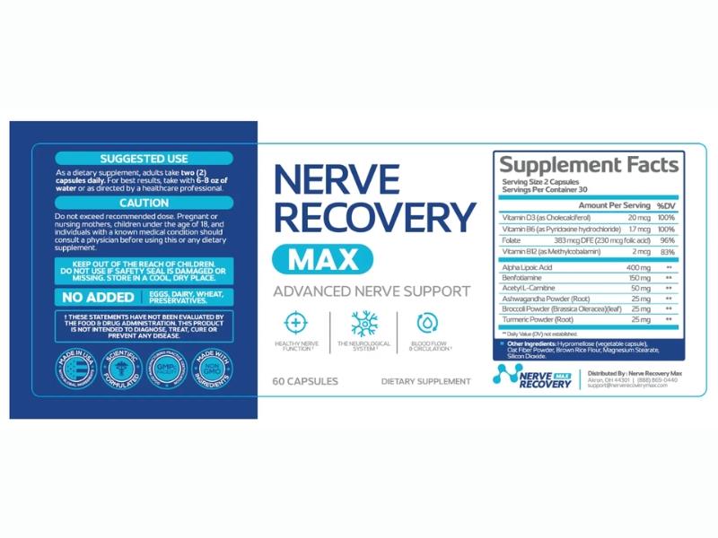 Nerve Recovery Max Under Review: Ingredients To Support Healthy Nerve ...